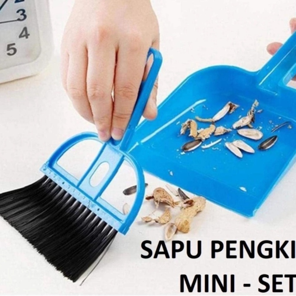 Jual Sapu Pengki Mini Mobil Meja Lantai Laptop Kecil Plastik 1 set ...
