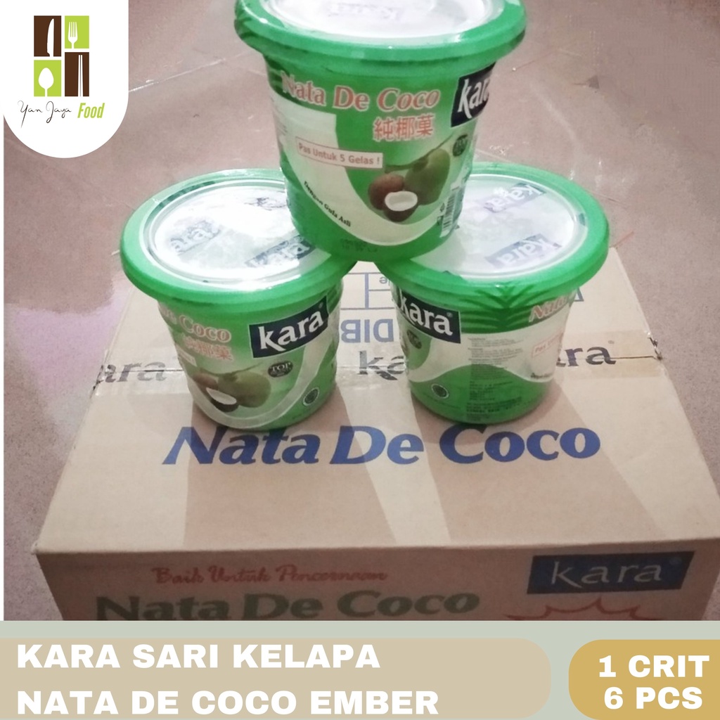 Jual Nata De Coco Kara Sari Kelapa 1000G 1 CARTON Grosir [Ember/Plain ...