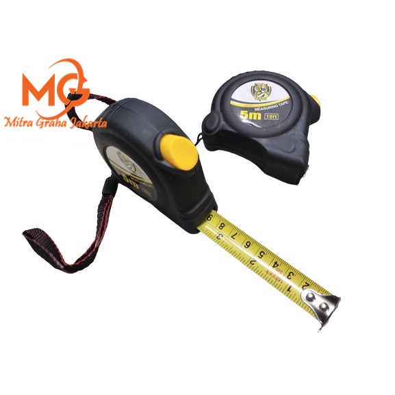 Jual MG Meteran 5 Meter WORK Auto Stop Roll Meter Auto Lock Otomatis ...