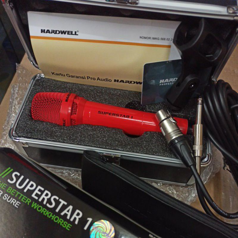 Jual Microphone Hardwell SUPERSTAR 1 ORI (mic kabel) | Shopee Indonesia