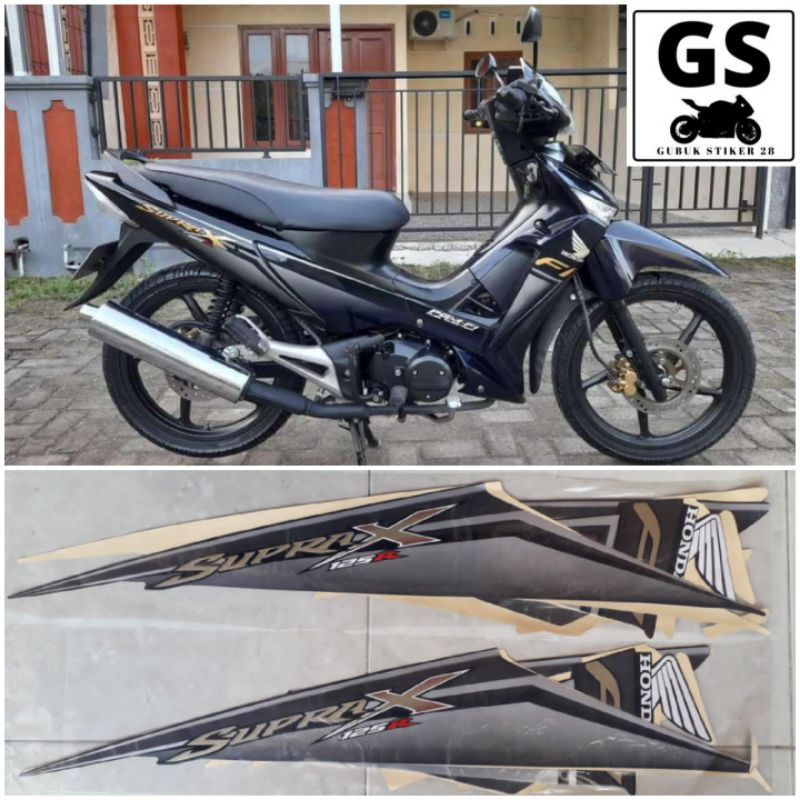 Jual STRIPING STIKER LIS BODY MOTOR HONDA SUPRA X 125 FI TAHUN 2009 ...