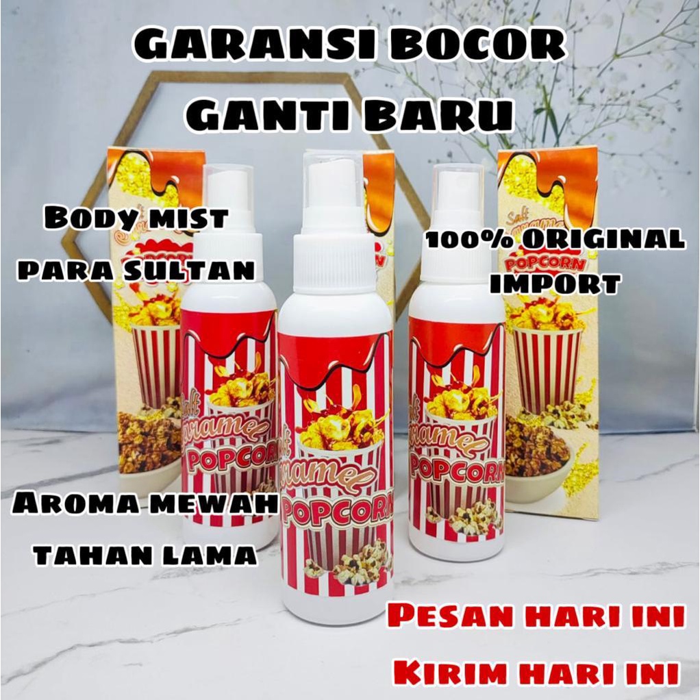 Jual OFS - BODY MIST PARFUM BADAN POPCORN CARAMEL XXI PARFUM DAN TAHAN ...