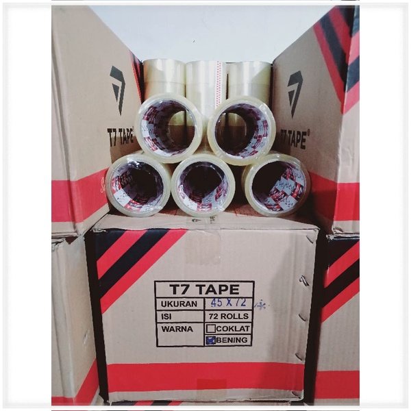 Jual Lakban 45mm x 72 yard Coklat Bening | Shopee Indonesia