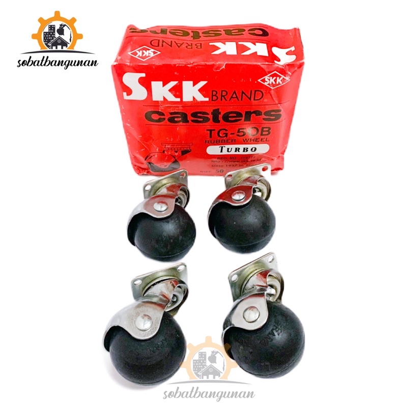 Jual RODA KARET SKK TG 50B Harga 1 KOTAK isi 4 / RODA Kursi 50mm 2inch ...