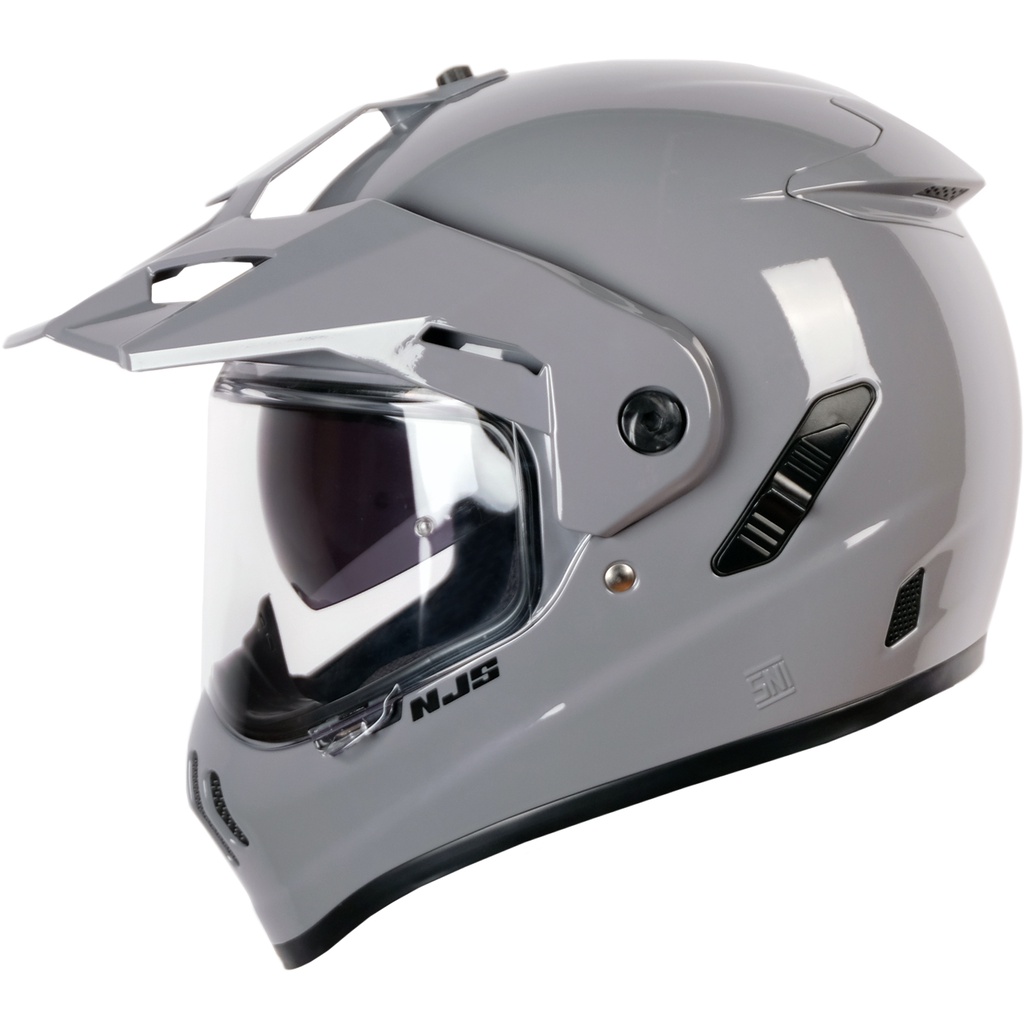 Jual NJS S-CROSS SOLID - Helm Full Face | Scross | Adventure | Helm ...