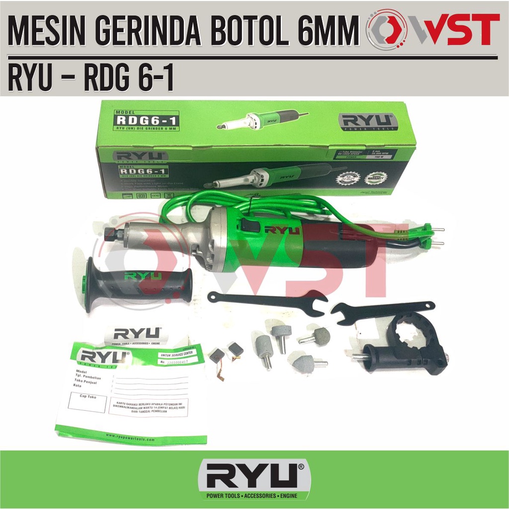 Jual Gerinda Botol RYU RDG 6-1 / Grinda Tuner 6.1 / Die Grinder 6mm ...