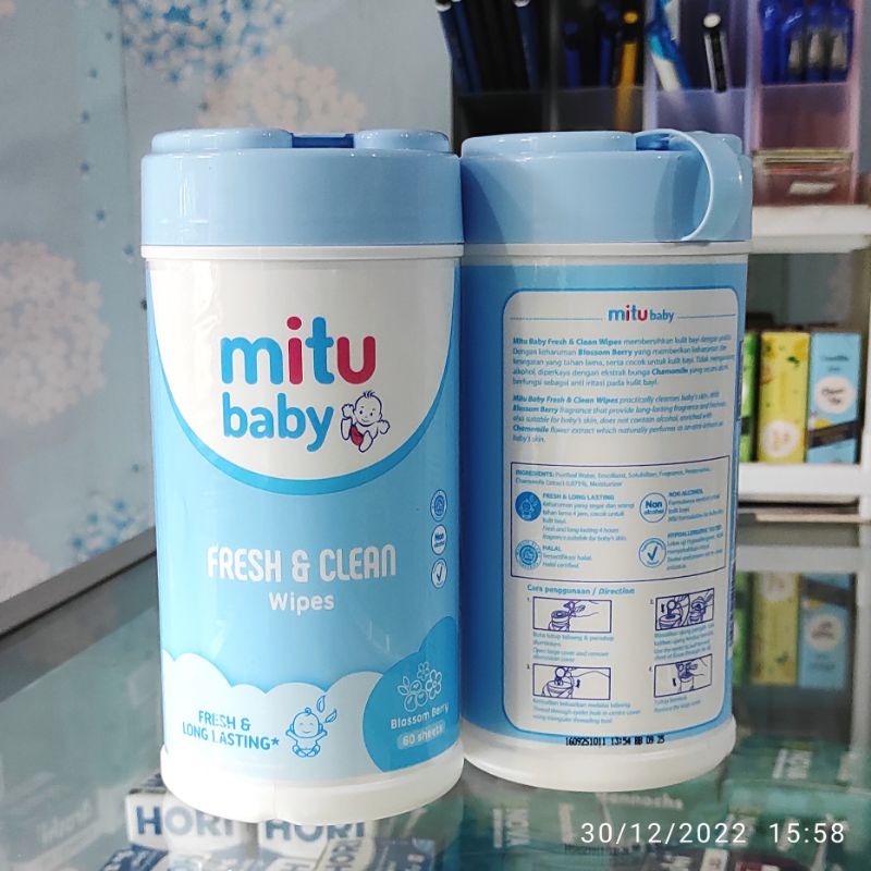 Jual Mitu Baby Tissue Basah Fresh & Clean Isi 60 - Blossom Berry ...