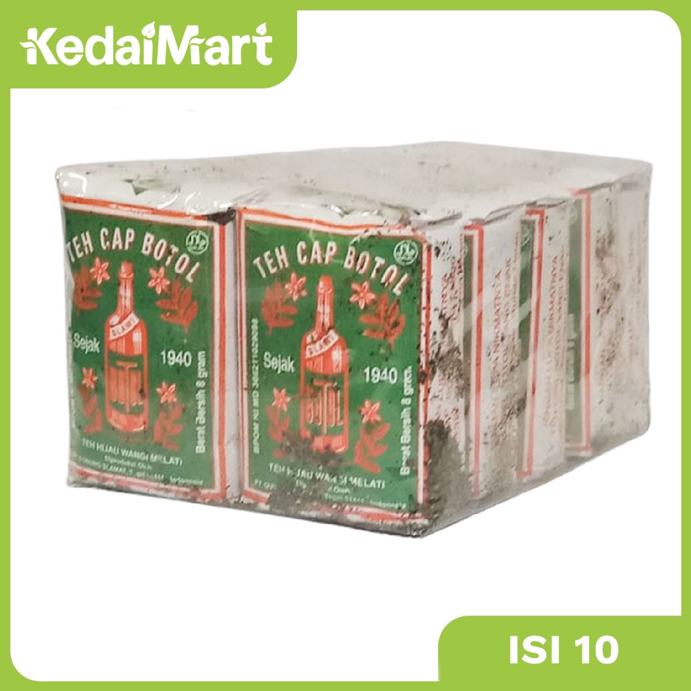 Jual Teh Cap Botol Hjau Kecil 10 x 8 Gram | Shopee Indonesia