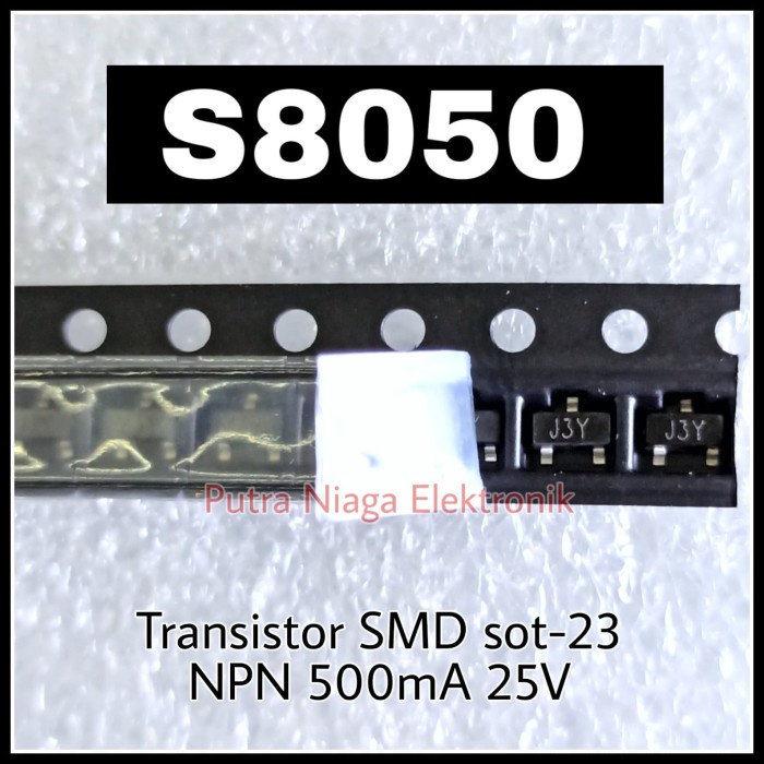 Jual Transistor SMD S8050 NPN SOT-23 ( marking : J3Y ) SS8050 TR 8050 ...