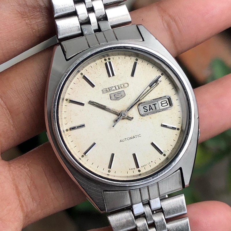 Jual Jam Tangan Seiko 5 Automatic 6309 | Shopee Indonesia