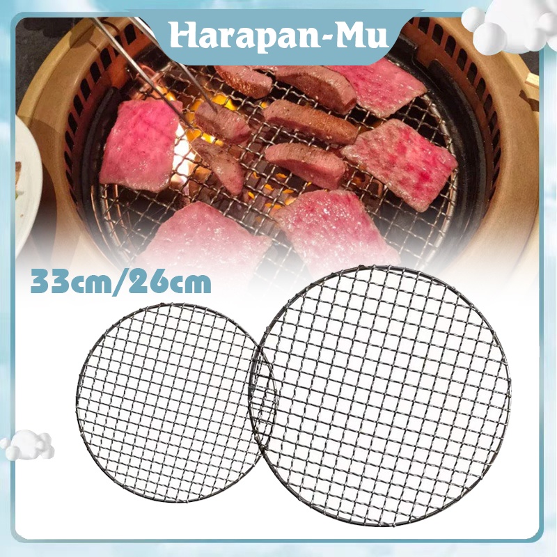 Jual BBQ Grill Net Jaring Bulat Jaring Panggangan BBQ Bahan Stainless ...