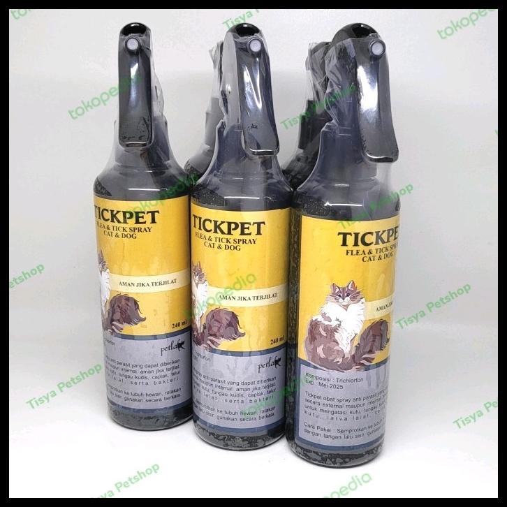 Jual Tickpet Spray - Obat Semprot Kutu Kucing Anjing Caplak Tungau Cat ...