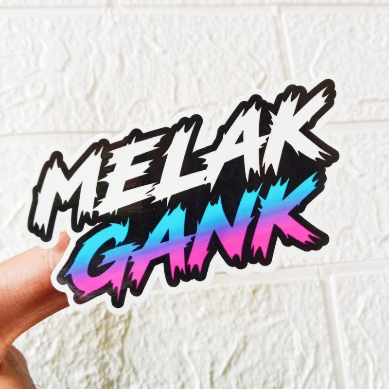 Jual STIKER MELAK GANK | Shopee Indonesia