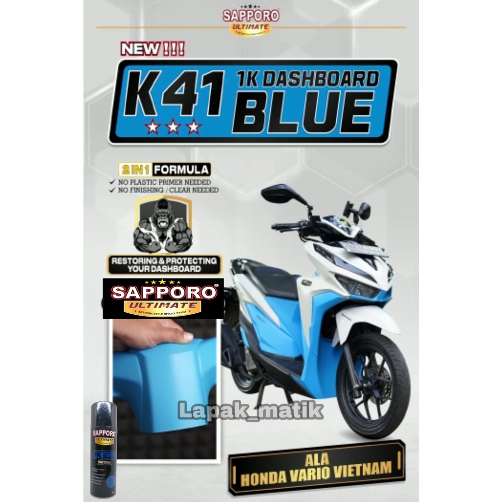 Jual Pilok Sapporo Ultimate 1K DASHBOARD BLUE K41 DASHBOARD BIRU ...