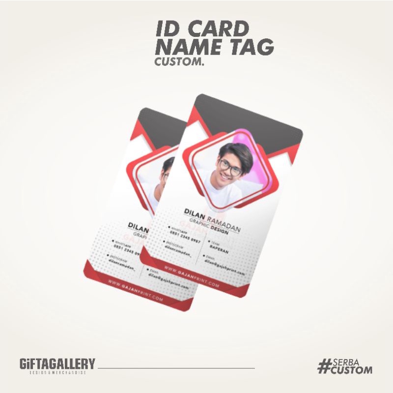 Jual IDCARD KARTU NAMETAG CUSTOM 2Hari Jadi [Event/Festival/Seminar ...