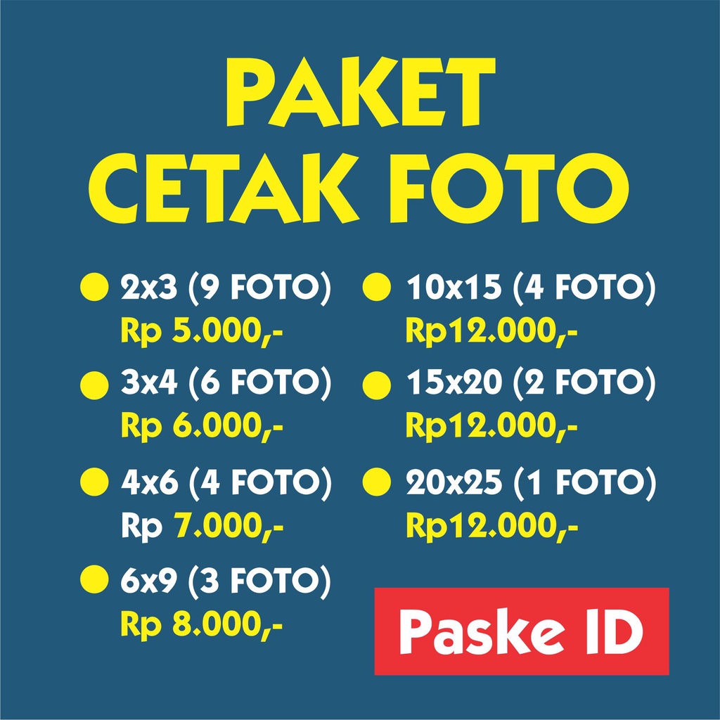 Jual PAKET CETAK FOTO GLOSSY | PAS FOTO | FOTO KELUARGA | FOTO CUSTOM ...