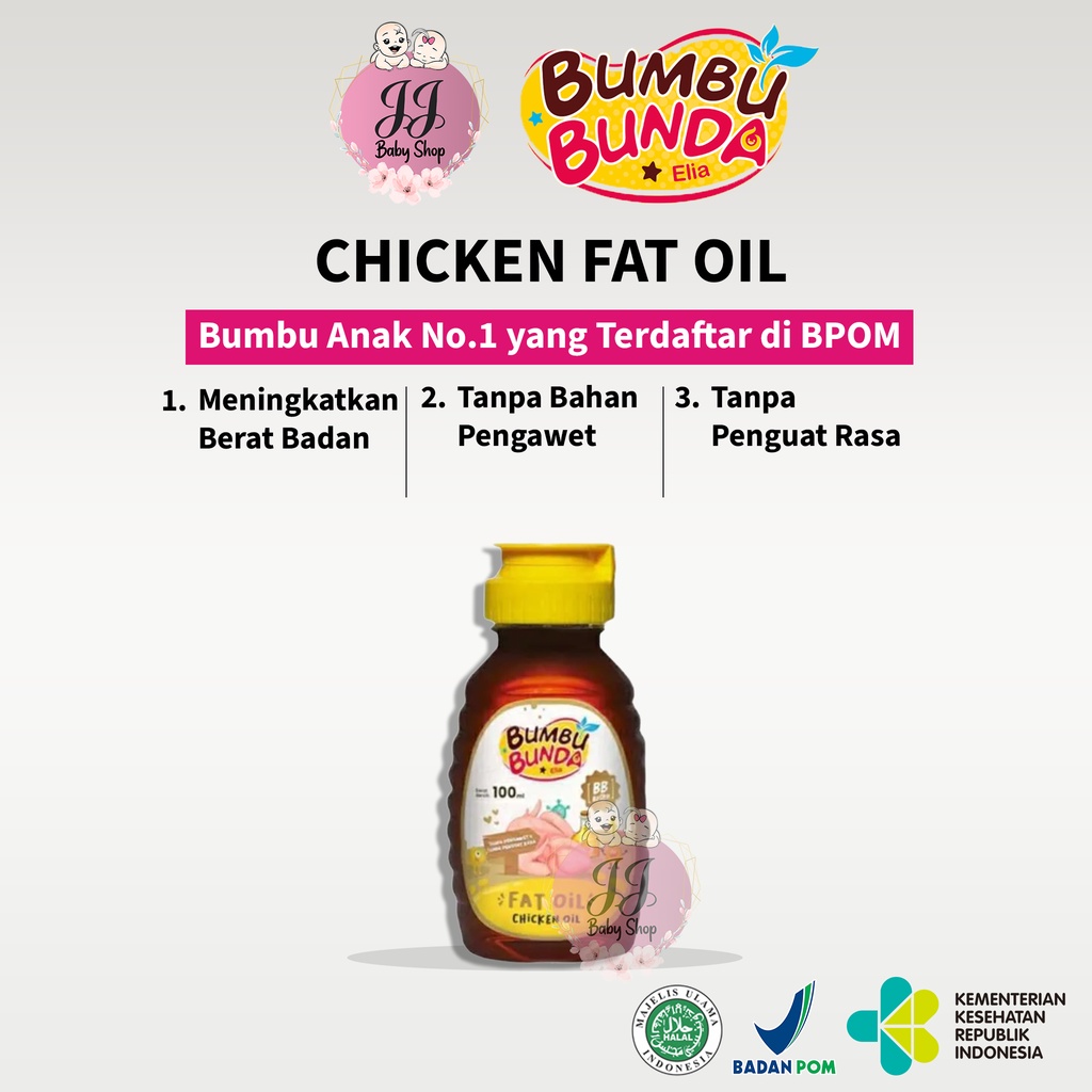 Jual Bumbu Bunda Chicken Fat Oil (Oil MPASI) 100ml | Shopee Indonesia
