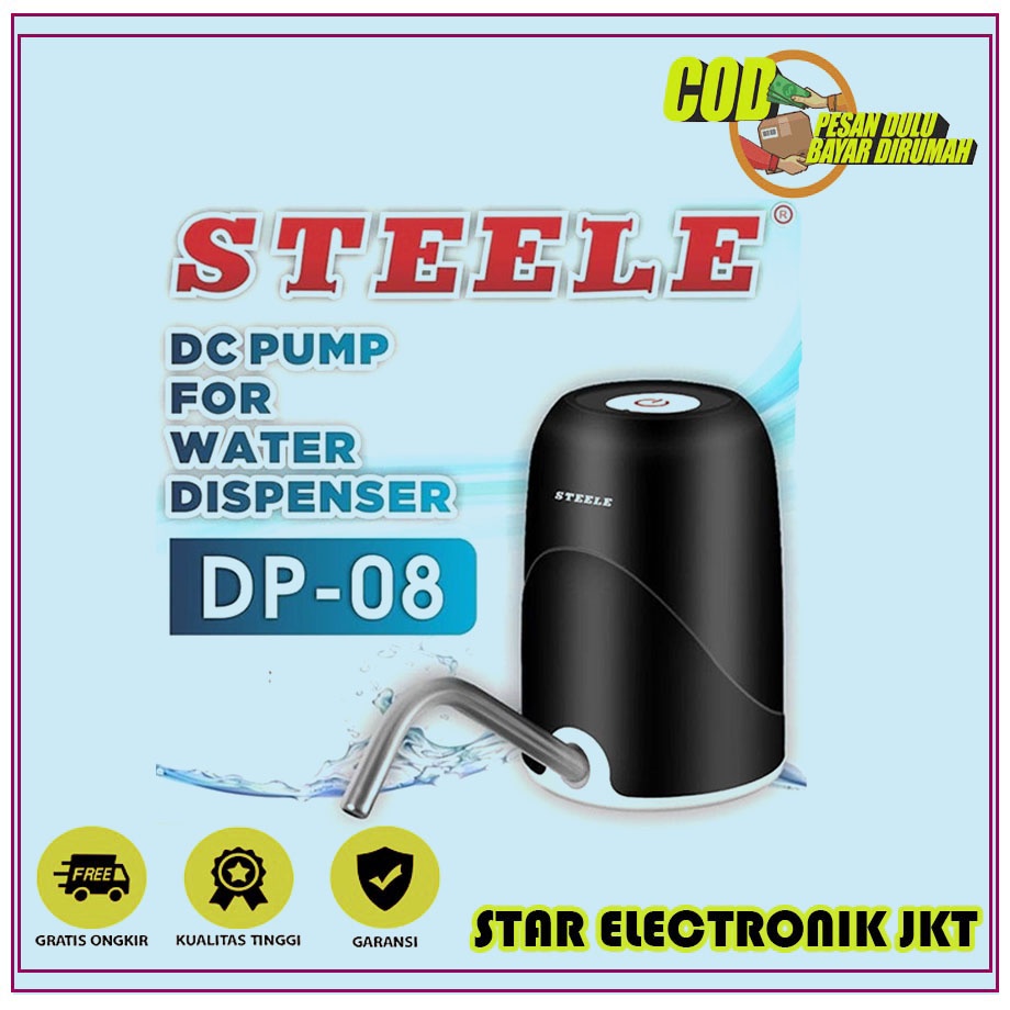Jual Pompa Galon Air Elektrik Steele DP-08/Water Pump Dispenser Electric | Shopee Indonesia