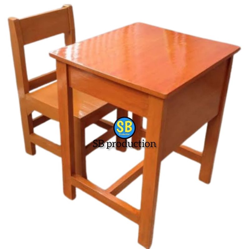 Jual meja kursi kayu siswa /i kursi sekolah SD SMP SMA | Shopee Indonesia