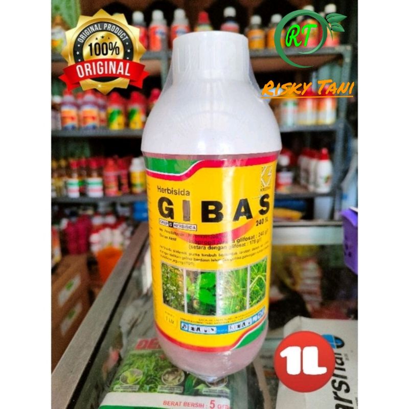 Jual HERBISIDA GIBAS GLIFOSAT 240SL 1L | Shopee Indonesia
