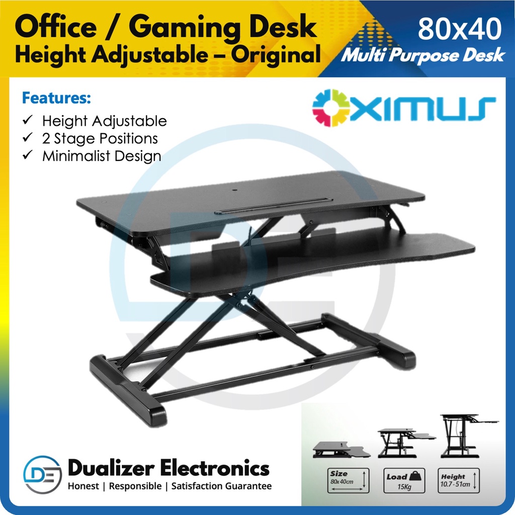 Jual Gaming Desk Table Meja Kerja/Belajar Adjustable Naik Turun ...