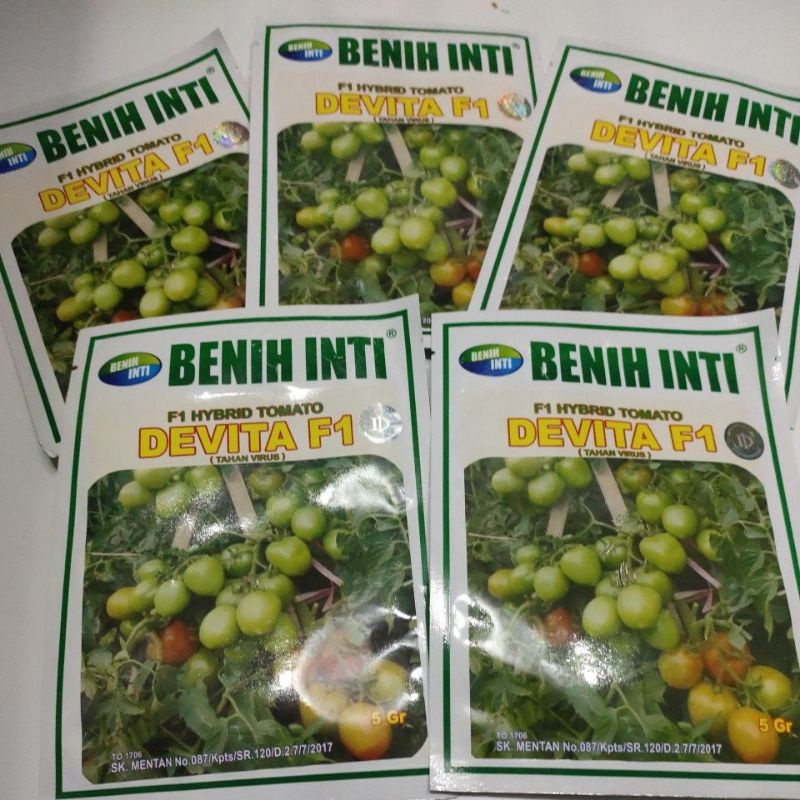 Jual Benih Tomat Hibrida DEVITA F1 (5 GR) BENIH INTI original ...
