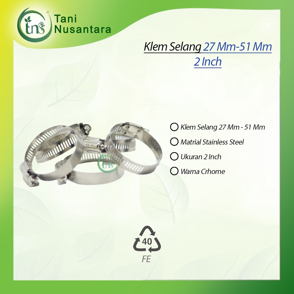 Jual Clamp Klem Selang Ukuran 2 Inch (27 - 51 mm) | Shopee Indonesia