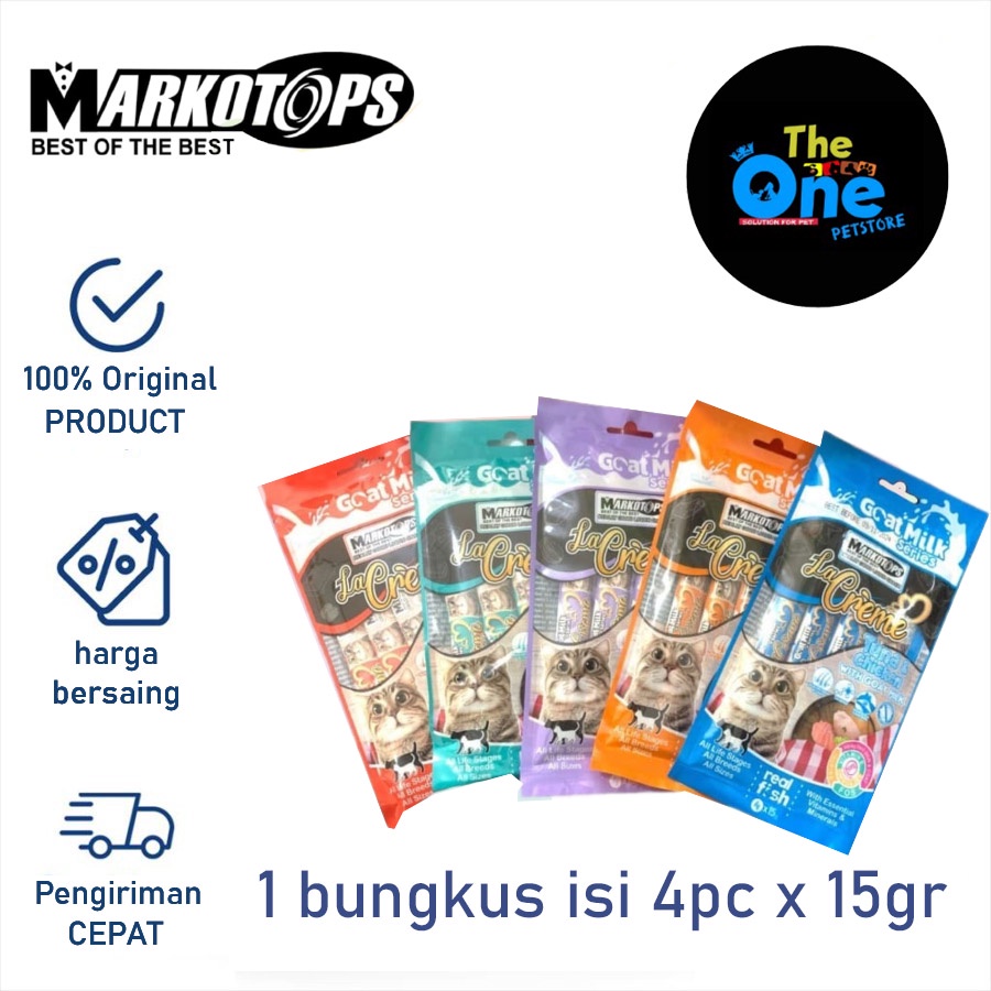 Jual Markotop Creamy Markotops Liquid Cat Treats Snack Kucing Creamy ...