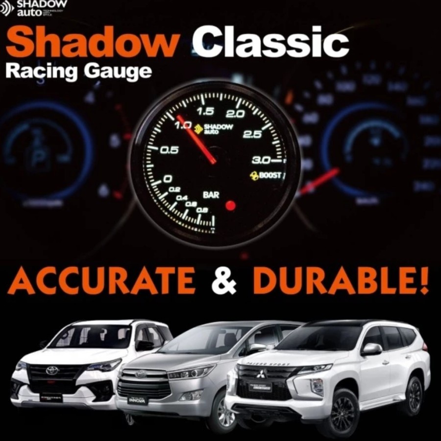 Jual BOOST METER SHADOW CLASSIC GAUGE | Shopee Indonesia