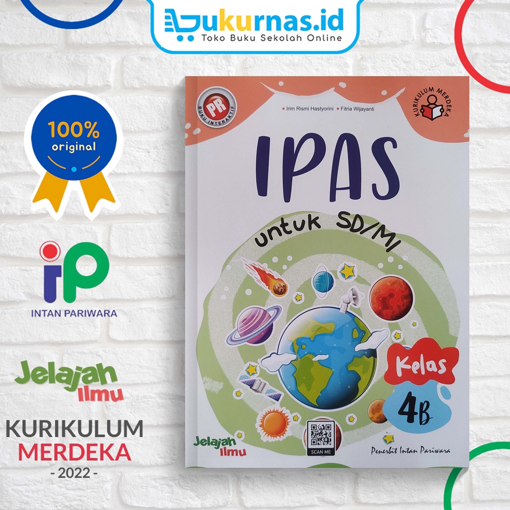 Jual Buku PR Interaktif IPAS SD/MI Kelas 4 Semester 2 - Kurikulum Merdeka Kurmer Intan Pariwara ...