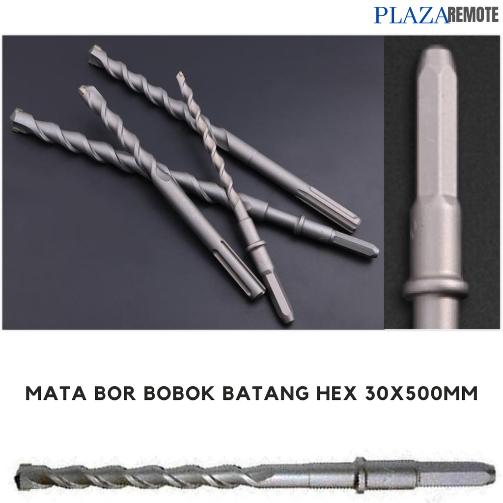 Jual MATA BOR BOBOK BETON TEMBOK PANJANG 500 MM BATANG HEXAGONAL 14 ...