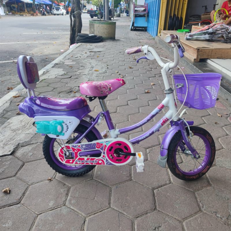 Jual Phoenix Sepeda Mini Anak Bekas / Second 12" Ungu | Shopee Indonesia