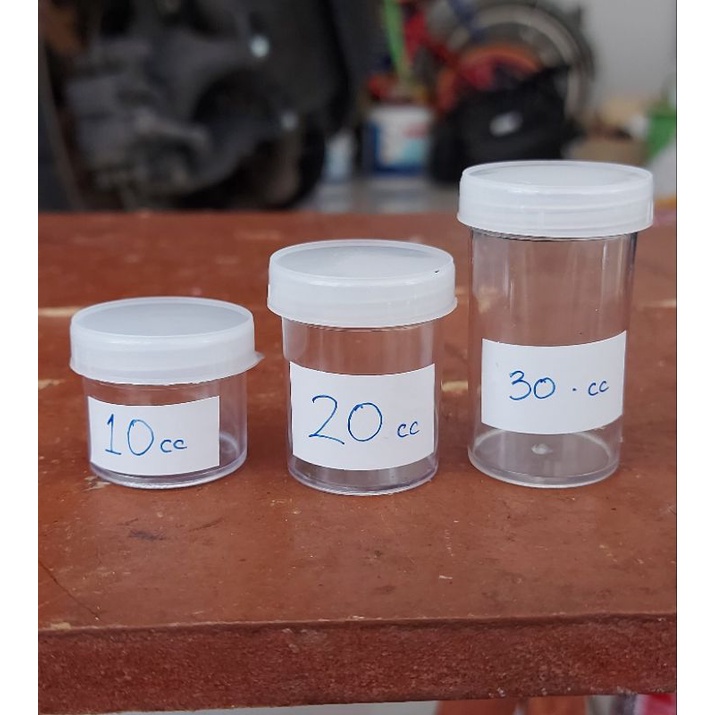 Jual (Bisa COD) Pot Salep Urine 1pack isi 100pcs, pot urin 10 cc , 15cc , 20cc, 30cc , 50cc ...