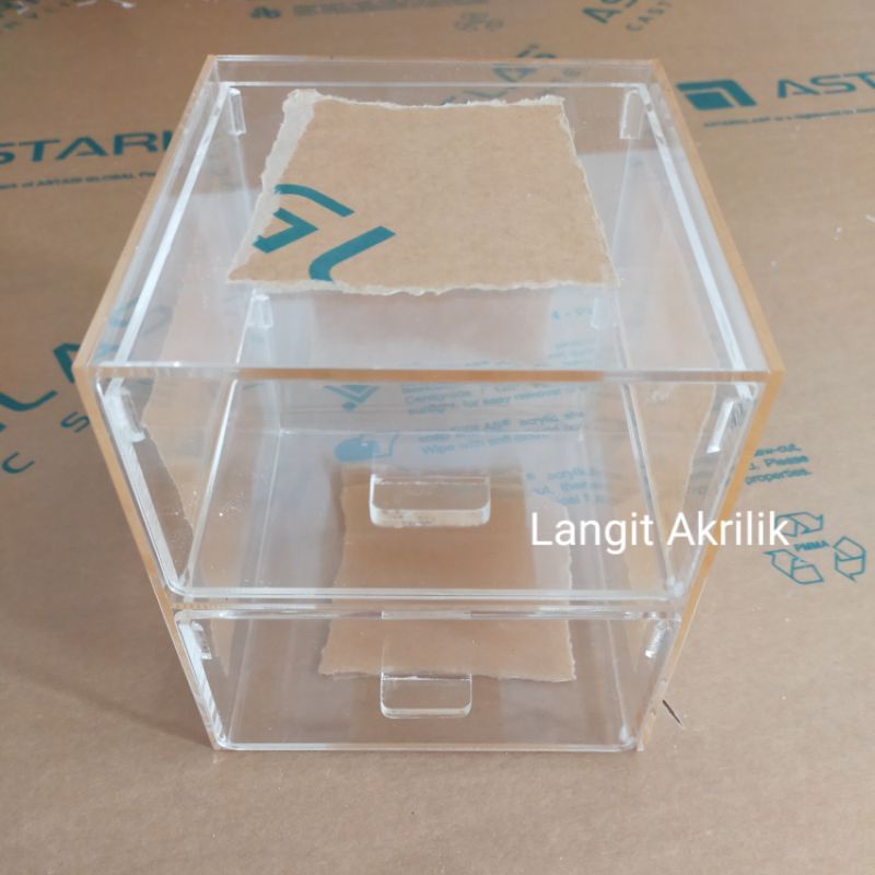 Jual Akrilik organizer/box storage/kotak kosmetik | Shopee Indonesia