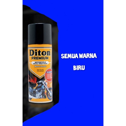 Jual cat semprot pilok pilox diton premium 400cc varian biru doff biru ...