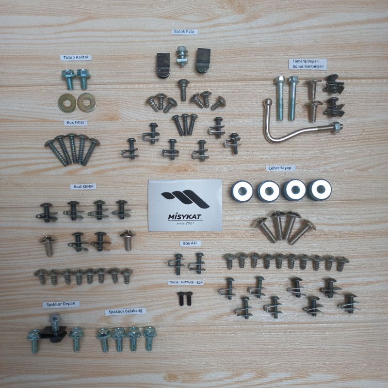 Jual Gratis Ongkir/COD/Baut Karisma Motor/ Baut Body Motor Honda ...