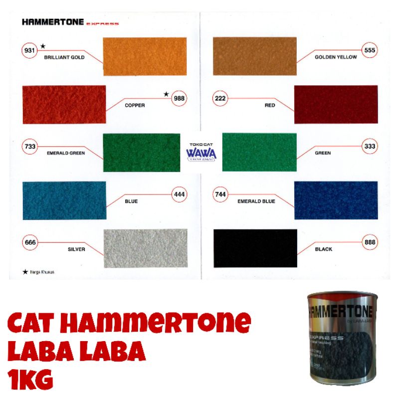 Jual cat Hammertone Laba Laba cat minyak sintetis anti karat 1Liter ...