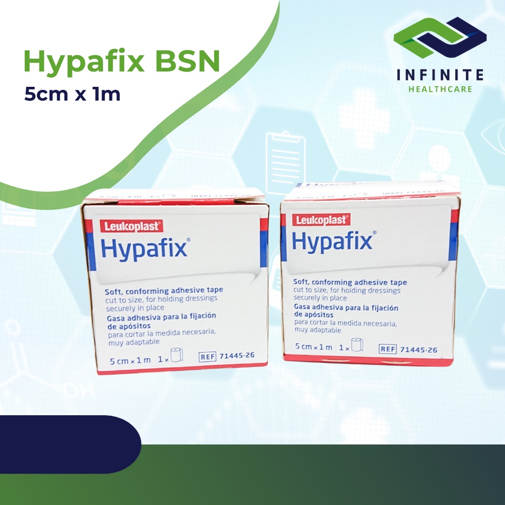 Jual Hypafix BSN 5cm x 1m Plester Luka Non Woven Hypavix 5x1 | Shopee Indonesia
