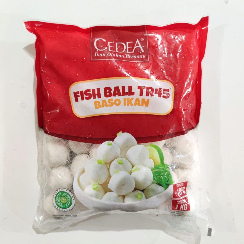 Jual CEDEA bakso ikan 1kg TR45 fish ball | Shopee Indonesia