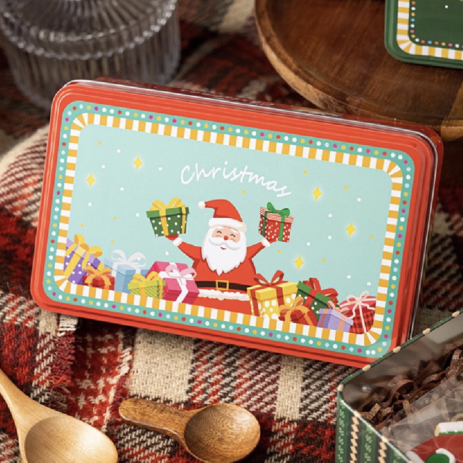 Jual STAINLESS STEEL BOX COOKIES CANDY PERMEN CHRISTMAS PACKAGING NATAL ...
