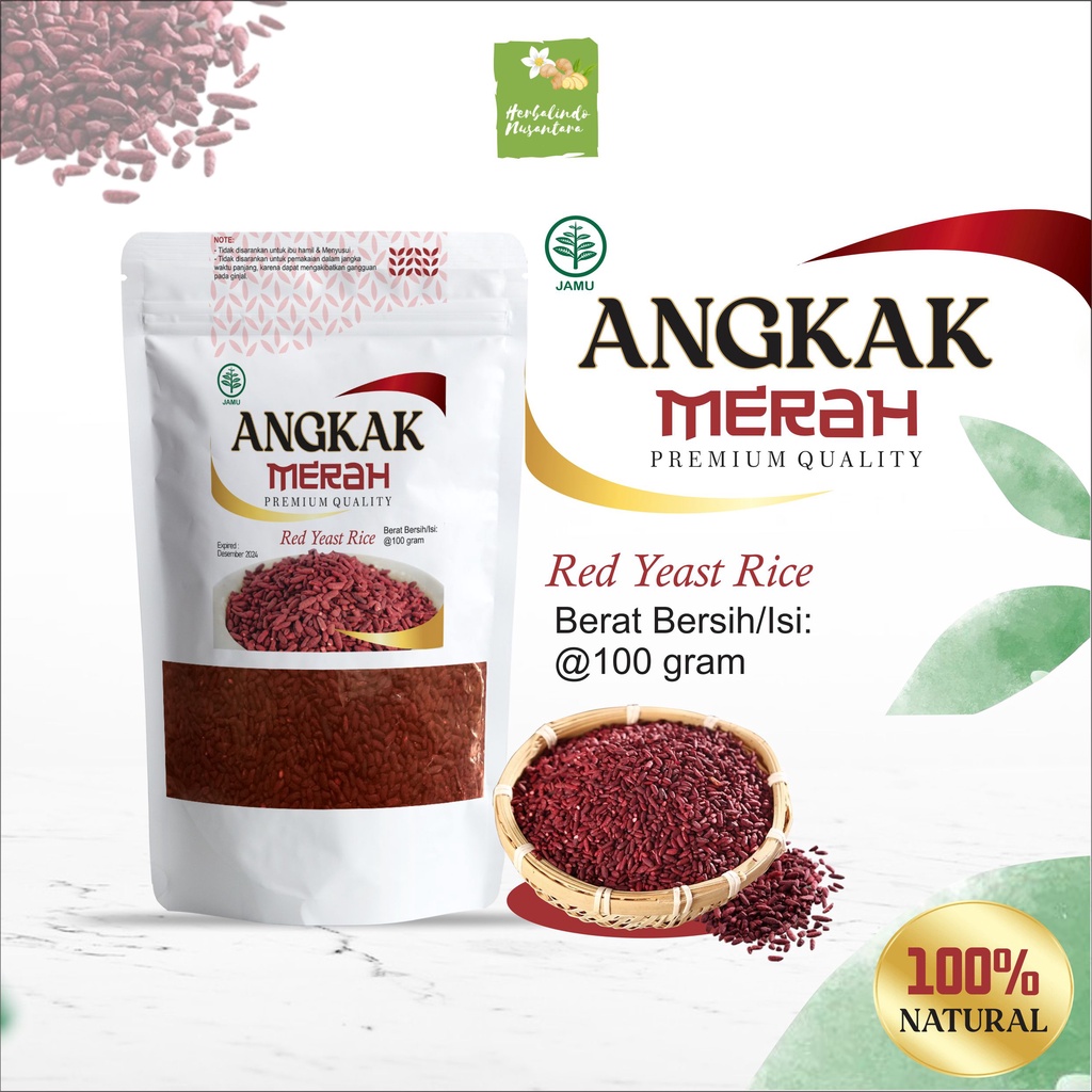 Jual Angkak, Angkak Merah, Angkak Beras Merah Asli 100 Gram PREMIUM ...