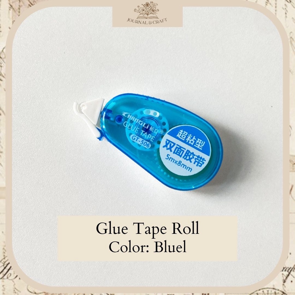 Jual JC Lem kering roll glue tape roll lem kertas double sie lem puta ...