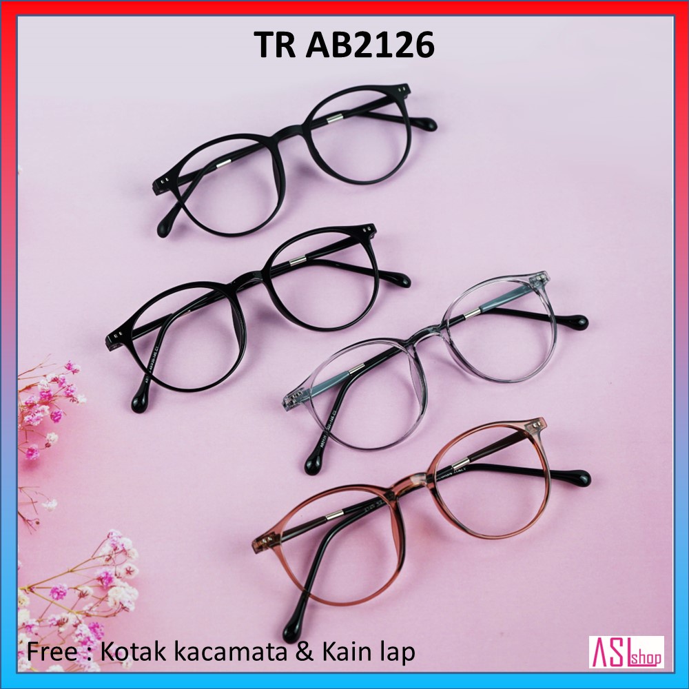 Jual FRAME KACAMATA MINUS TR AB2126 (RINGAN DAN FLEKSIBEL) | Shopee ...