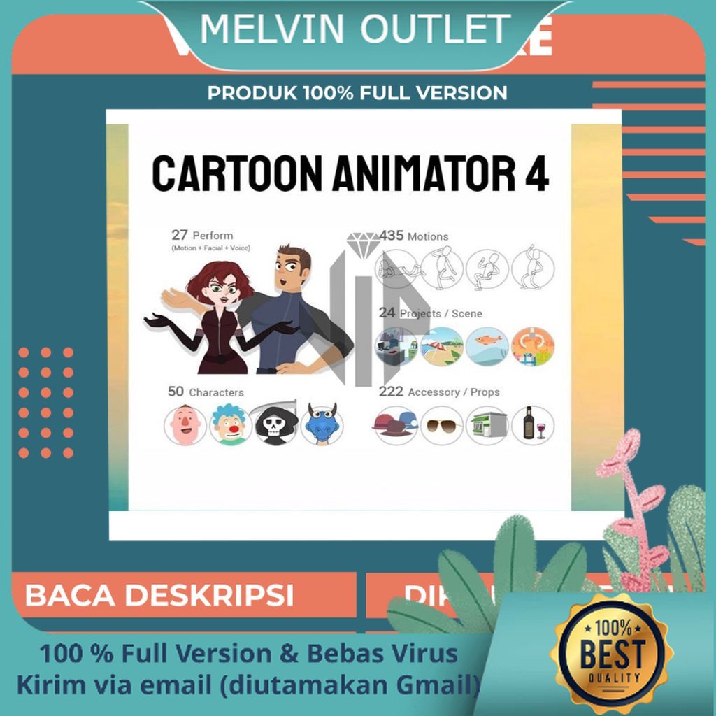 Jual Aplikasi Cartoon Animator 4 Full Version PRO Premium Lifetime - 2D ...