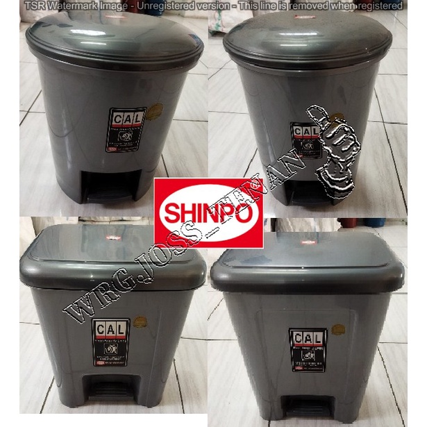 Jual Tempat Sampah Injak / Step Dustbin merk SHINPO 10 - 12 Liter | Shopee Indonesia