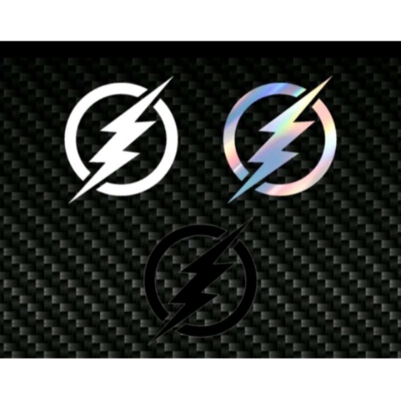 Jual STIKER LOGO THE FLASH STICKER PETIR | Shopee Indonesia