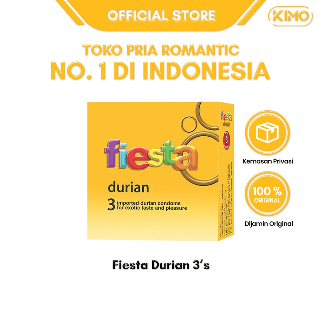 Jual Kondom fiesta durian isi 3 pcs | Shopee Indonesia