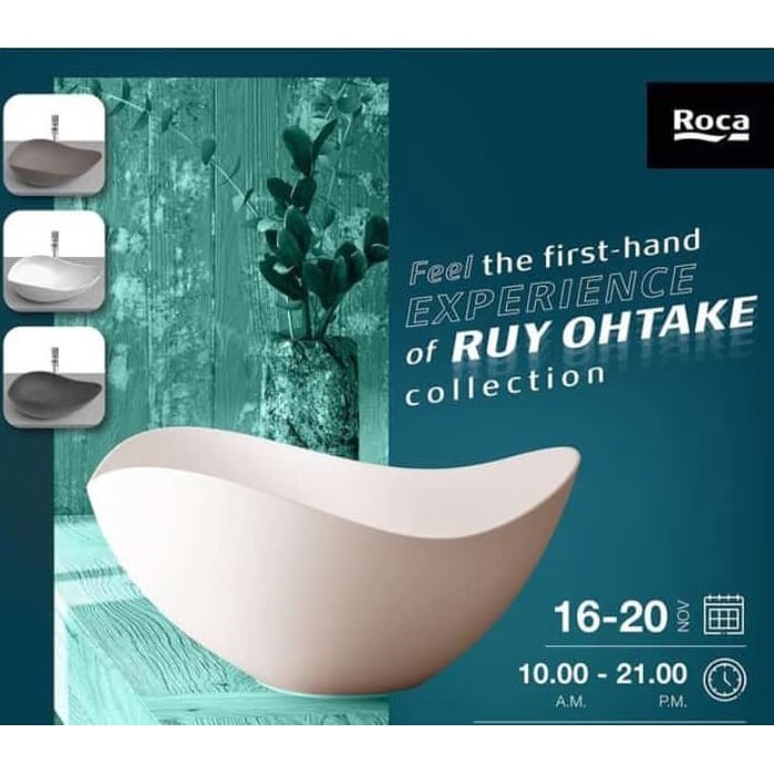 Jual Wastafel ROCA Ruy Ohtake 37,5cm Modern Minimalis | Shopee Indonesia