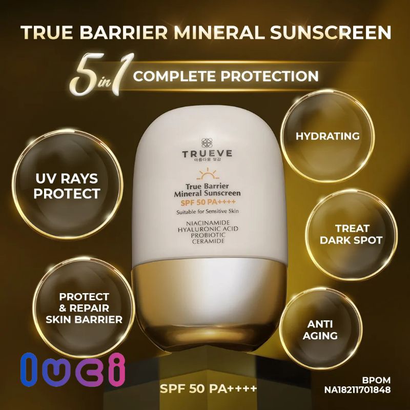 Jual TRUEVE TRUE SKIN MINERAL SUNSCREEN SPF50+++ | 30gr | Shopee Indonesia
