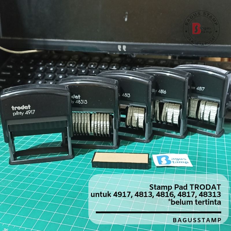 Jual Stamp Pad Self ink Shiny Trodat / Bantalan Stempel Shiny Trodat | Shopee Indonesia
